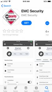 iOS App - EMC Security
